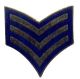 RCMP Sergeant / CCC Staff Sergeant Collar Rank (pair)