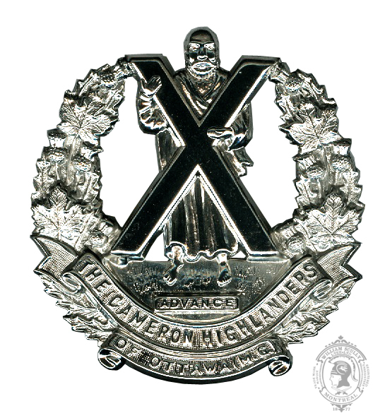 Cameron Highlanders Badge | Regimental Cap Badges | Military Badges ...