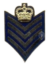 RCMP Sergeant Major Collar Rank (pair)