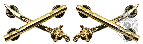 Crossed Sword & Baton | Collar Insignia | Rank Insignia | William ...