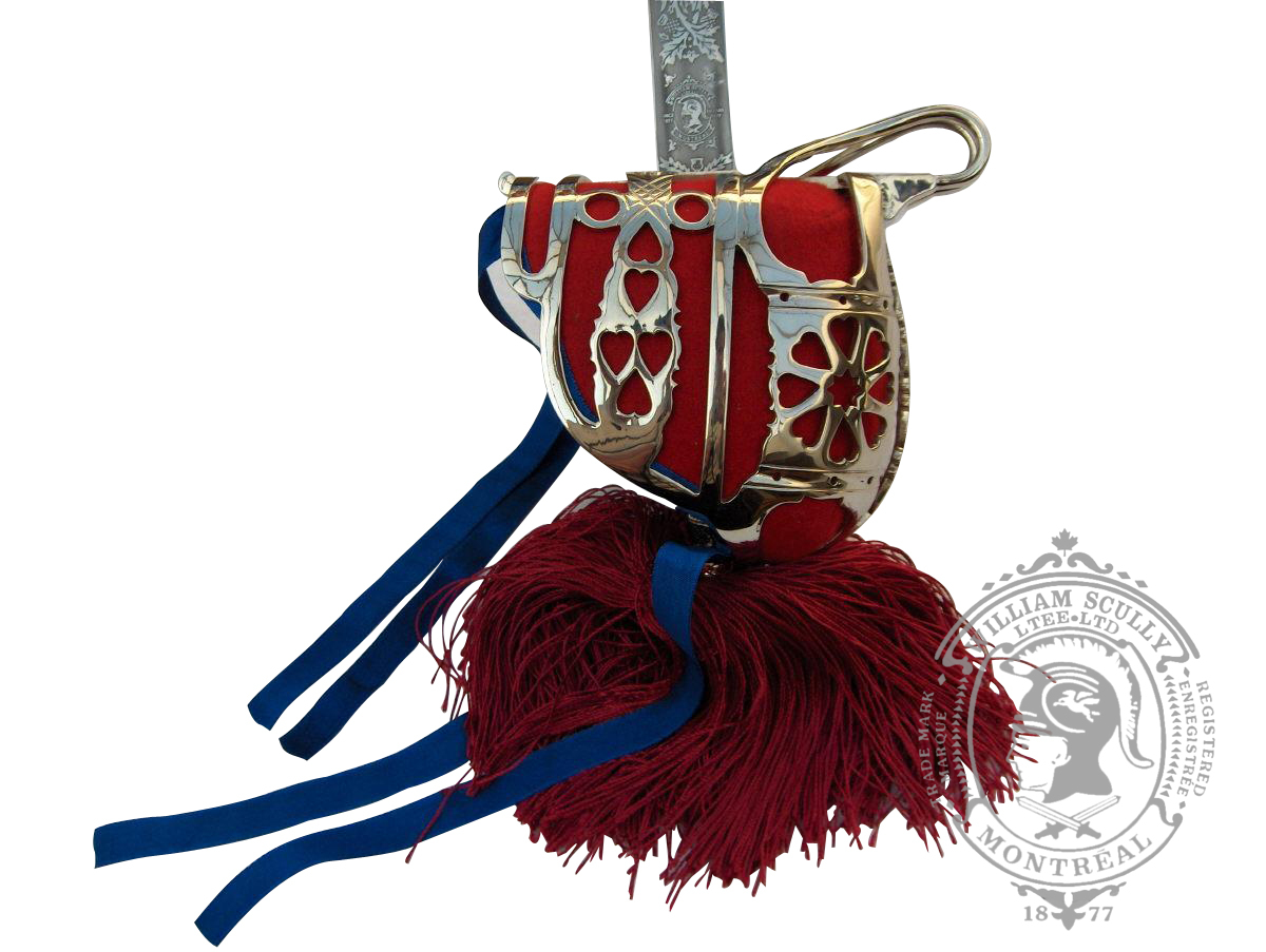 Highland Sword and Scabbard, Broadsword, Canadian Highlanders, NSN ...