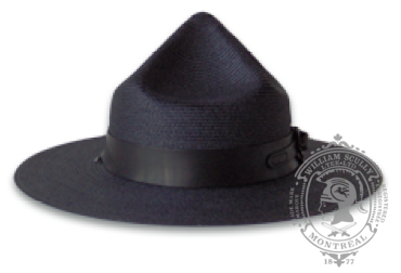 Wide Brimmed Mesh Pointed Hat