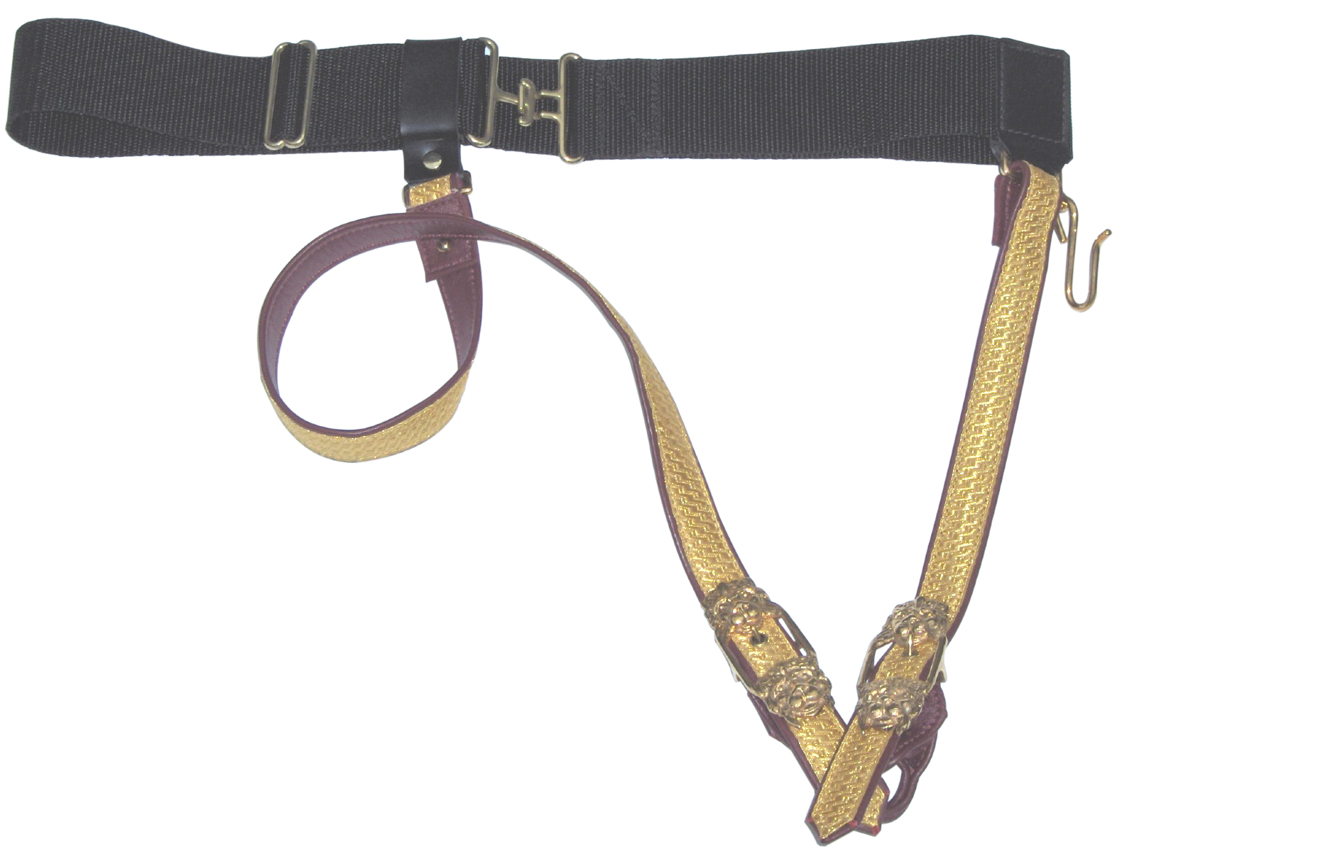 CF Regulation Sword Belt, White Leather